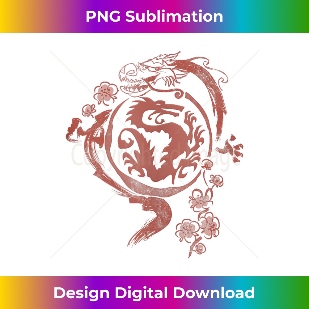 Disney Mulan Mushu Red Ink Wash Dragon Tank To 0517 - Minima | Inspire ...
