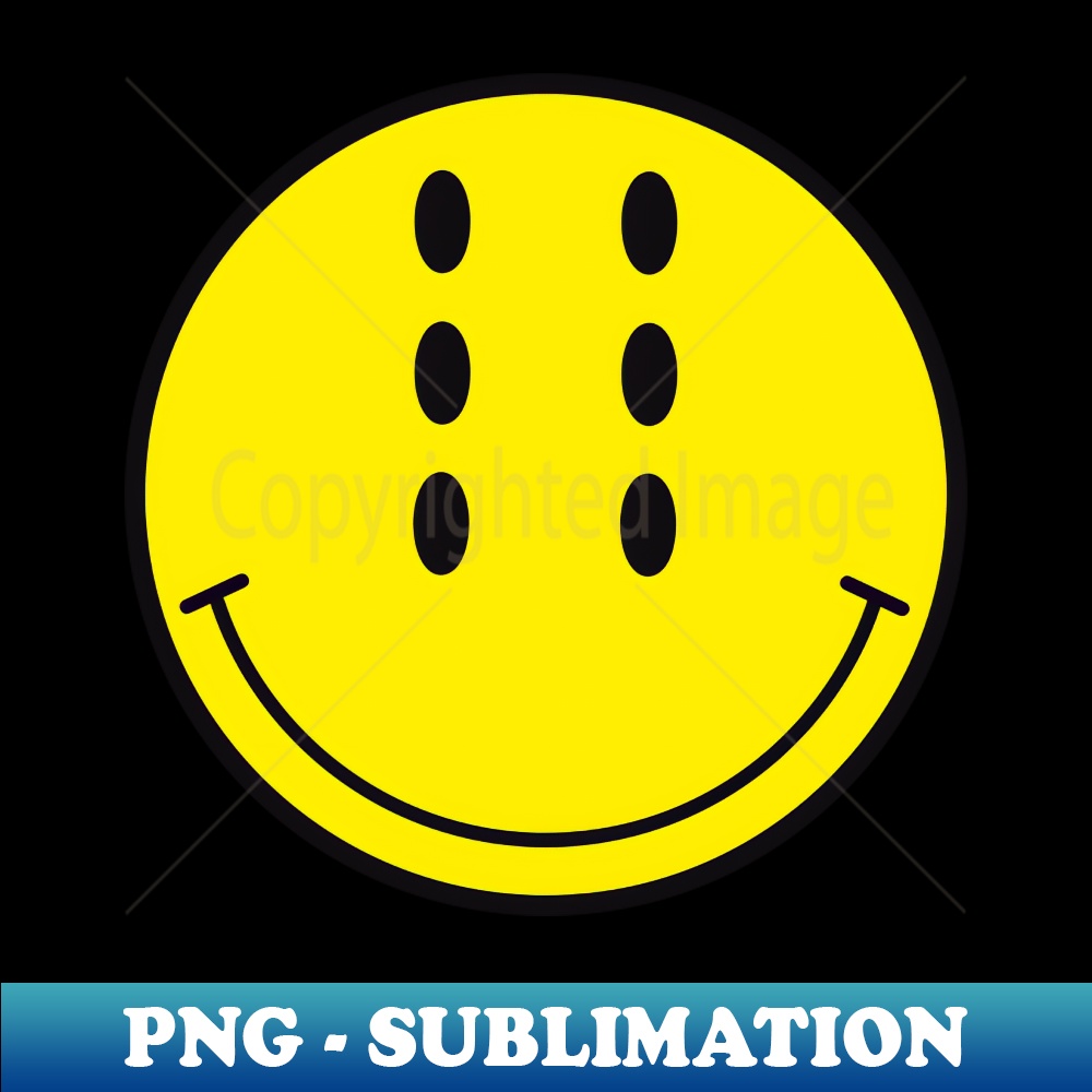 Six-Eyed Smiley Face Small - Artistic Sublimation Digital Fi | Inspire ...