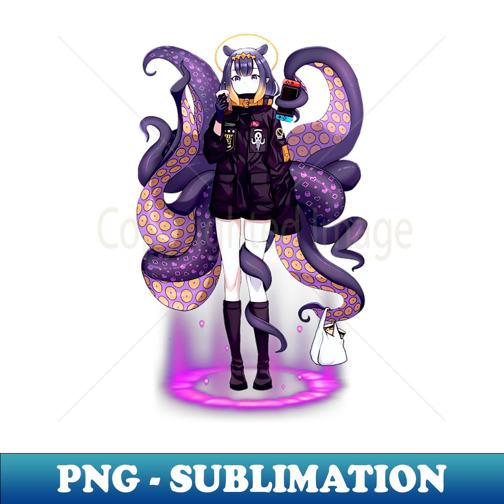 Ninomae Inanis Octopus - Unique Sublimation PNG Download - A - Inspire ...