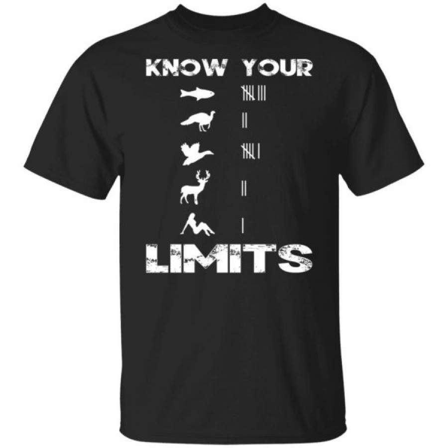 Know Your Limits Hunting Rule Shirts - Inspire Uplift