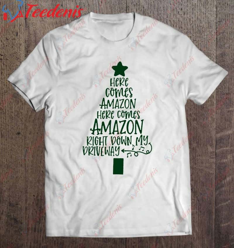 Here Comes Santa Floss Santa Claus With Glasses Christmas T- | Inspire ...
