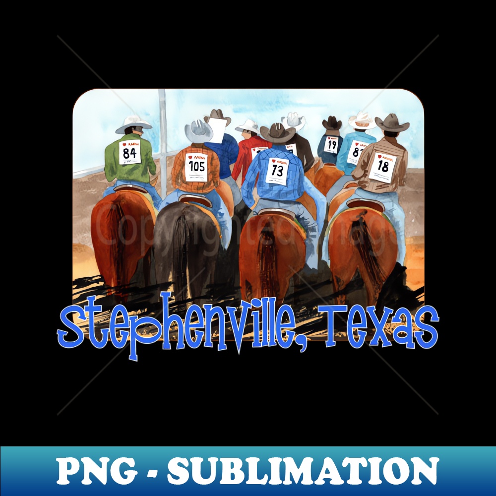 Stephenville Texas Rodeo - Instant Sublimation Digital Downl - Inspire ...