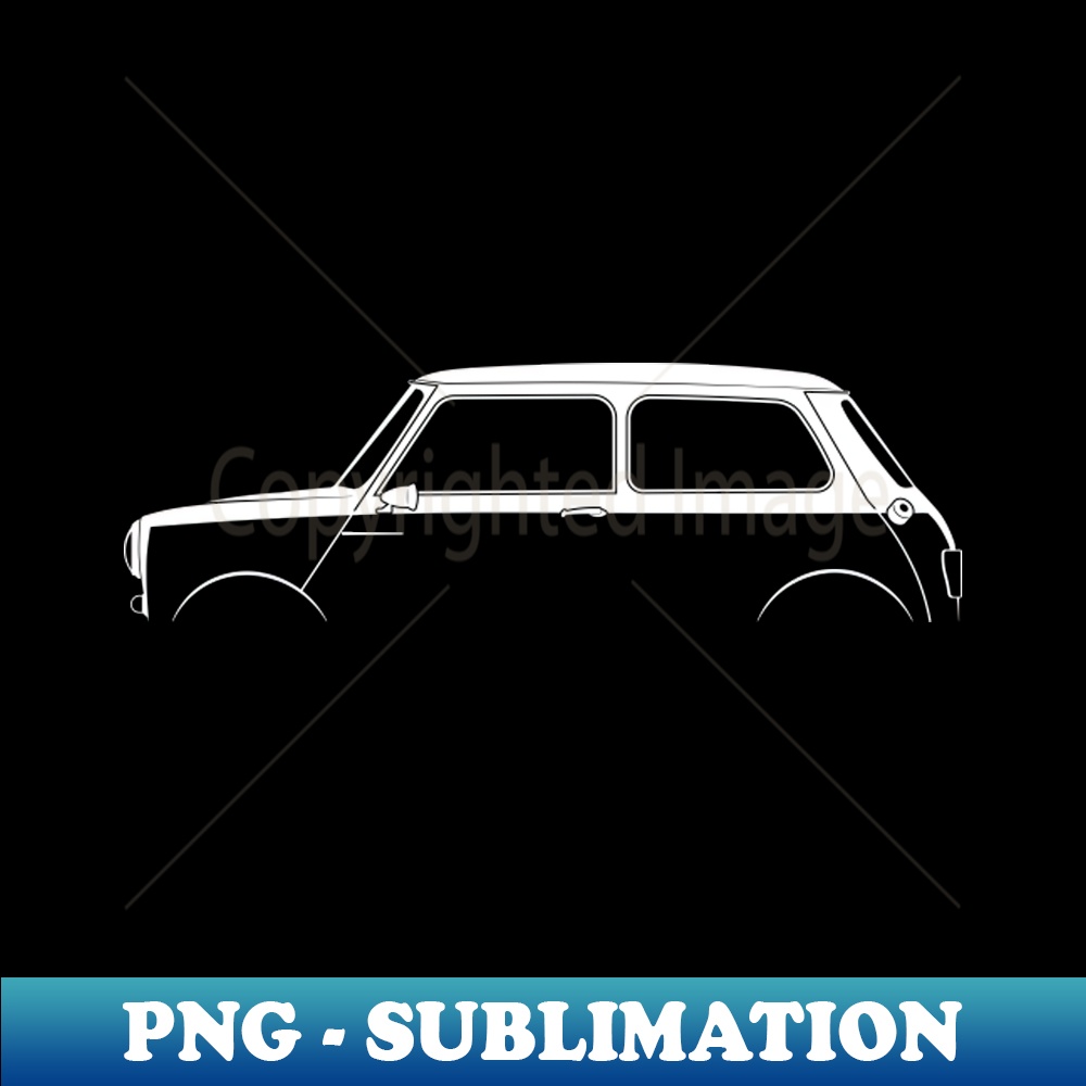 Mini Cooper Mk I Silhouette - PNG Transparent Sublimation Fi | Inspire ...