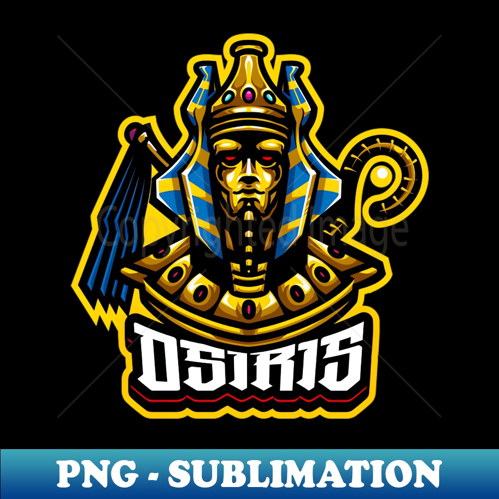 Osiris Egyptian God Pharaoh King Gold and Precious Stones Re | Inspire ...