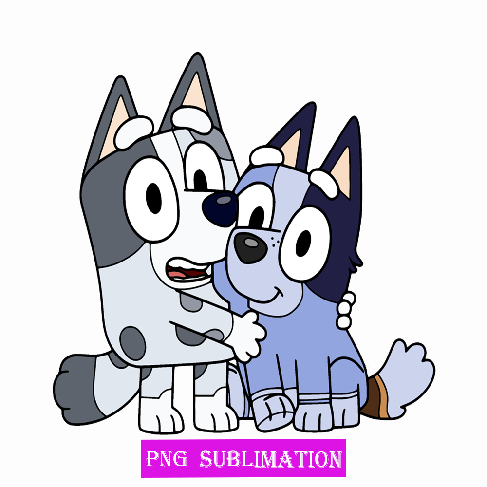Muffin and bluey png | Inspire Uplift