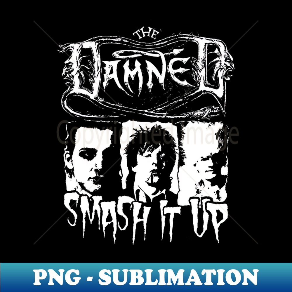The Damned retro - PNG Transparent Digital Download File for | Inspire ...