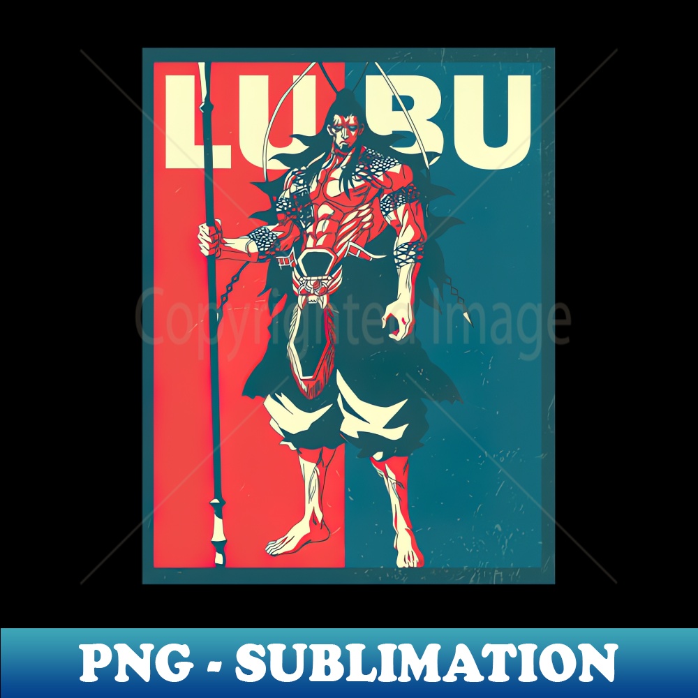 Record of Ragnarok Lu Bu - Instant PNG Sublimation Download - Inspire ...