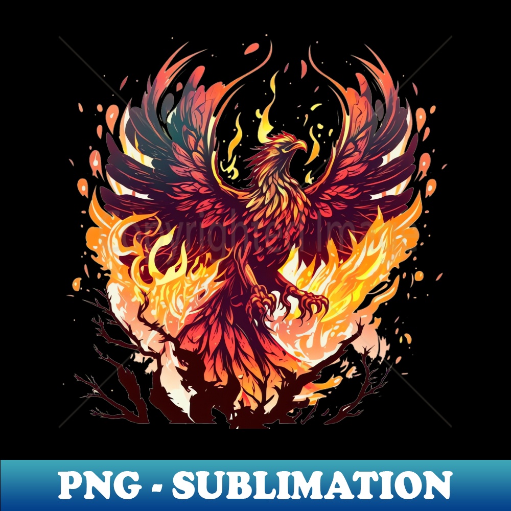 Flaming Phoenix - Stylish Sublimation Digital Download - Unl | Inspire ...