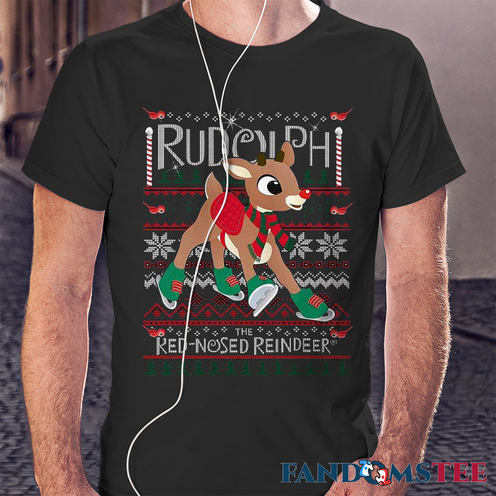 Rudolph The Red Nosed Reindeer Rudolph Ugly Crew Sweatshirt - Inspire ...