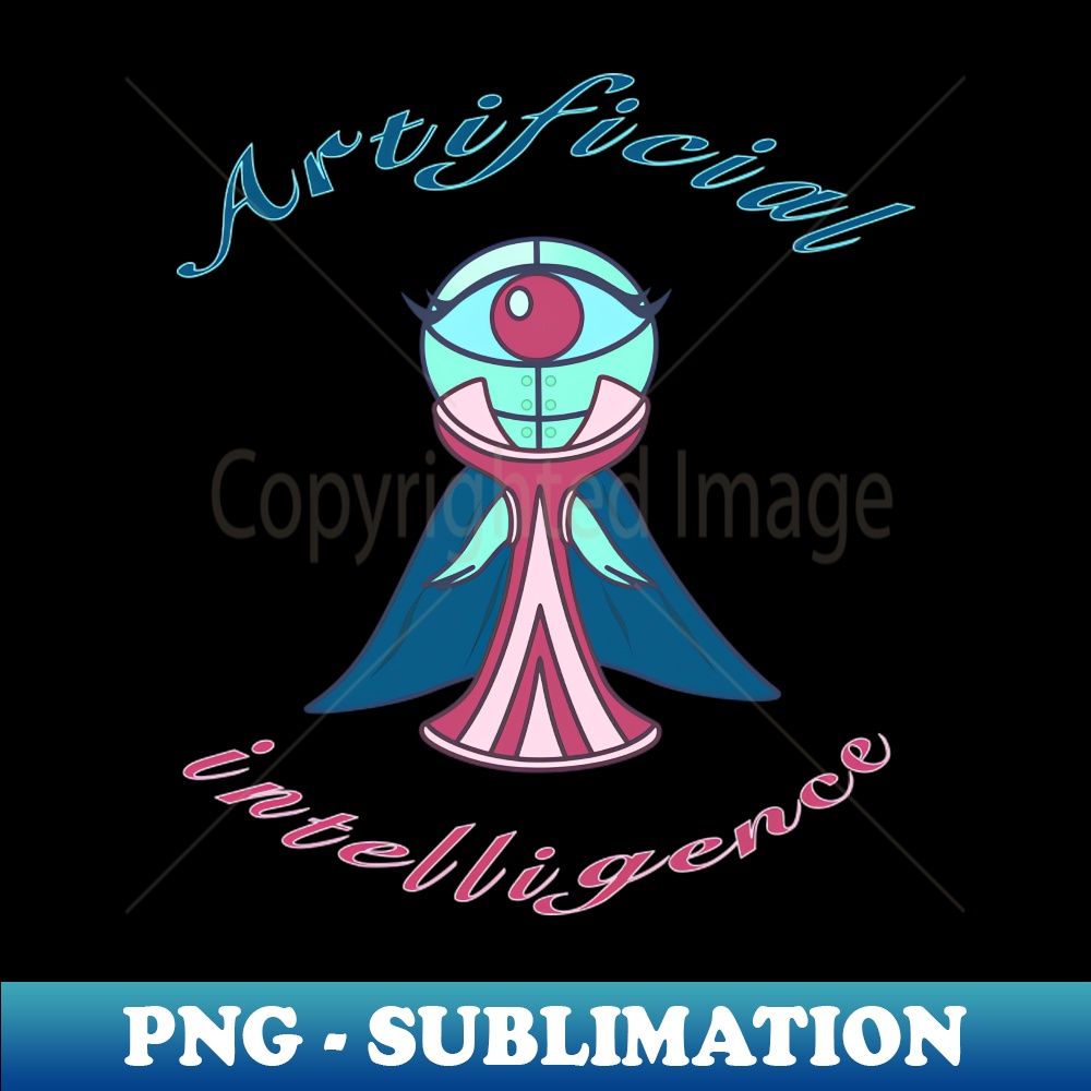 Ms AI Artificial Intelligence - Baby Blue Background - Insta | Inspire Uplift