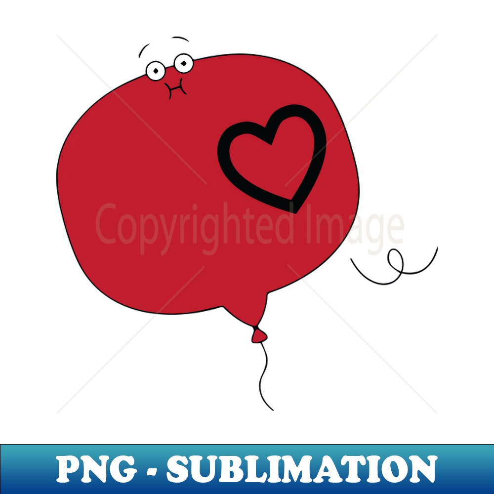 Red Balloon - Signature Sublimation PNG File - Perfect for P | Inspire ...