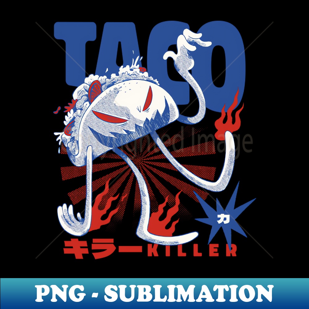 taco monster - High-Resolution PNG Sublimation File - Unleas - Inspire ...