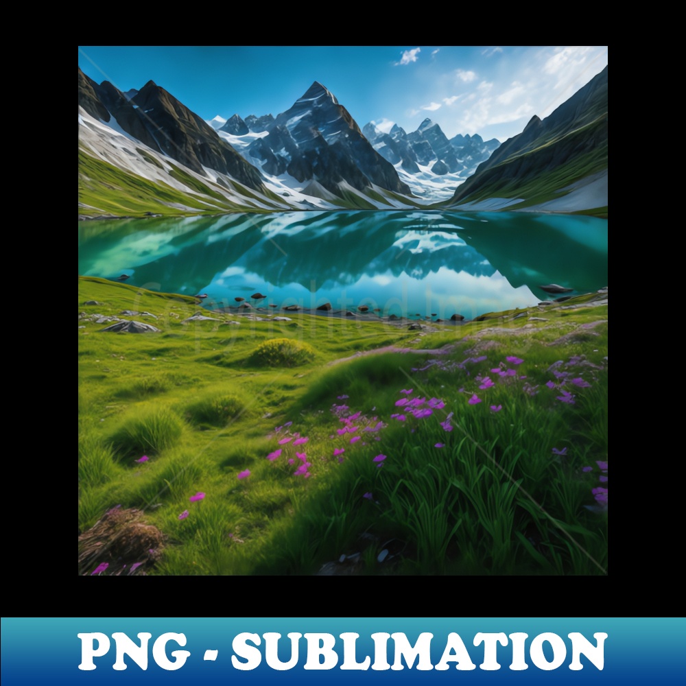 A Pristine Glacial Lake Nestled in the Valley of Towering Mo | Inspire ...