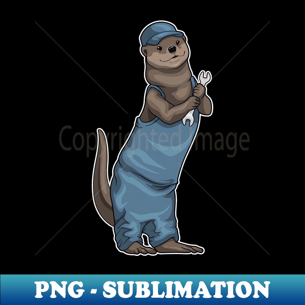 Otter Craftsman Wrench - Signature Sublimation PNG File - De | Inspire ...