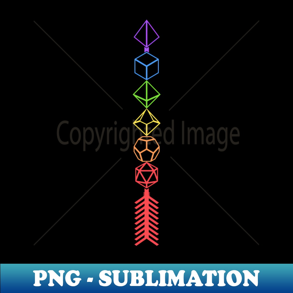 Rainbow Dice Arrow of the Ranger - PNG Transparent Digital D | Inspire ...