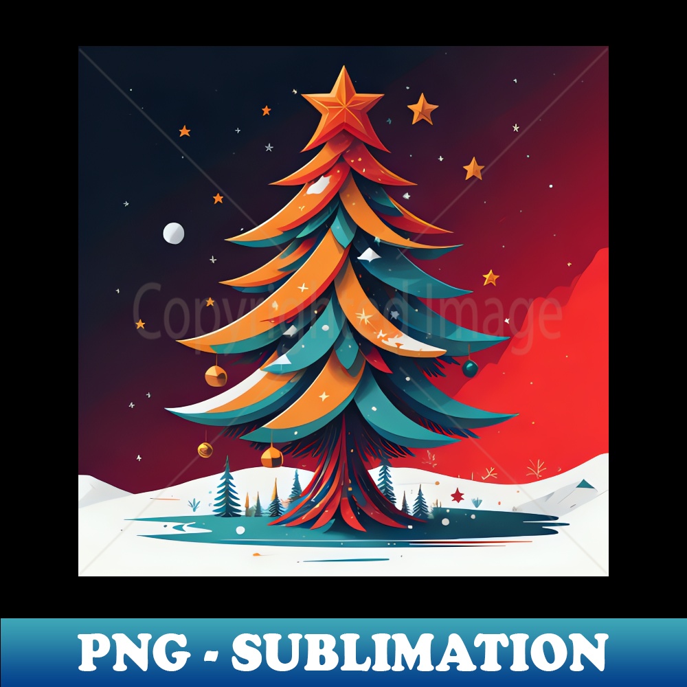 Painting of christmas tree - PNG Transparent Sublimation Fil - Inspire ...
