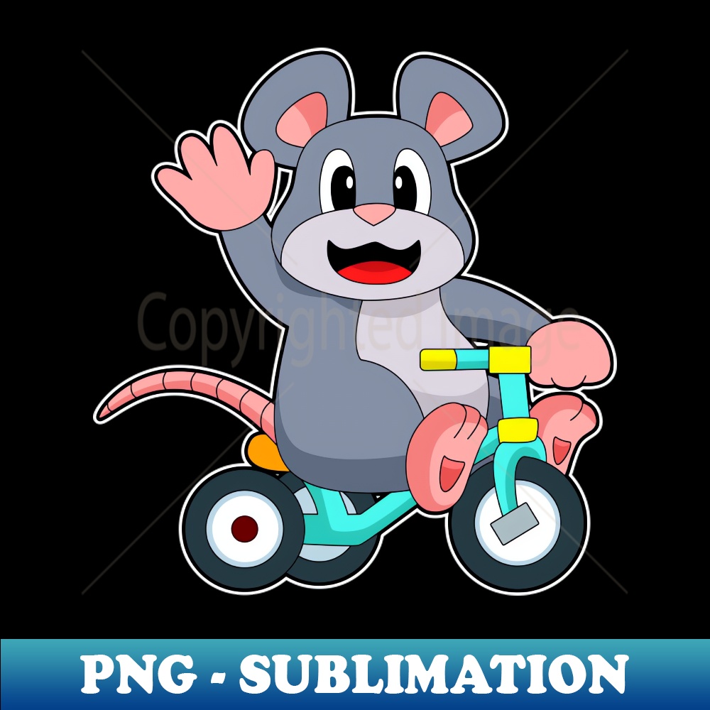 Rat Bicycle - PNG Transparent Sublimation File - Capture Ima | Inspire ...