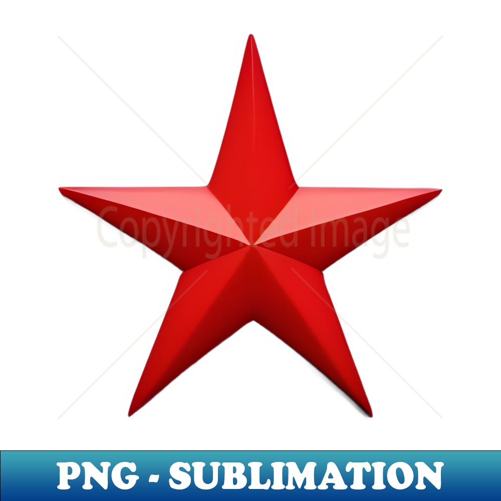 Red Star - Premium PNG Sublimation File - Stunning Sublimati | Inspire ...