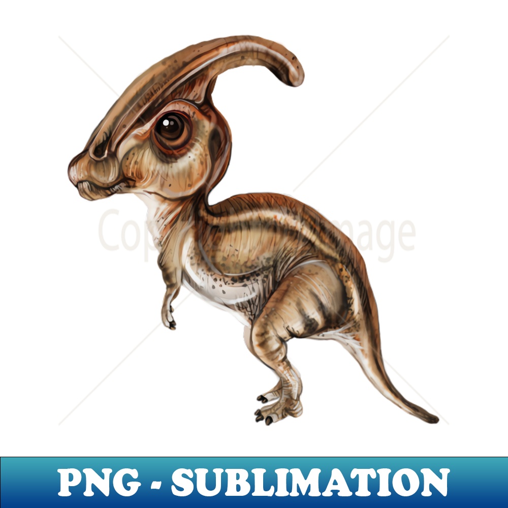 Parasaurolophus Chibi Dino - PNG Transparent Sublimation Des | Inspire ...