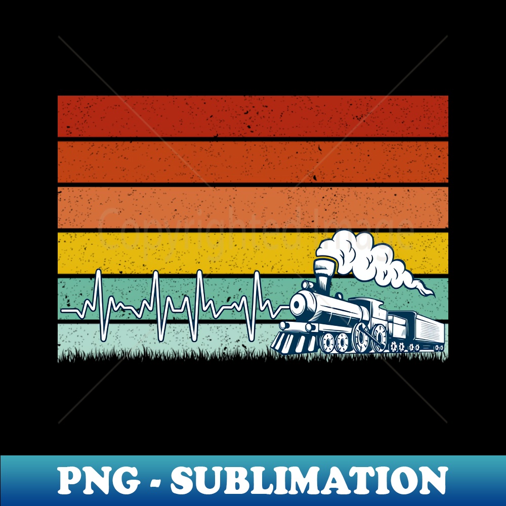 Train Vintage Retro Engineer Engine Conductor - PNG Transpar - Inspire ...