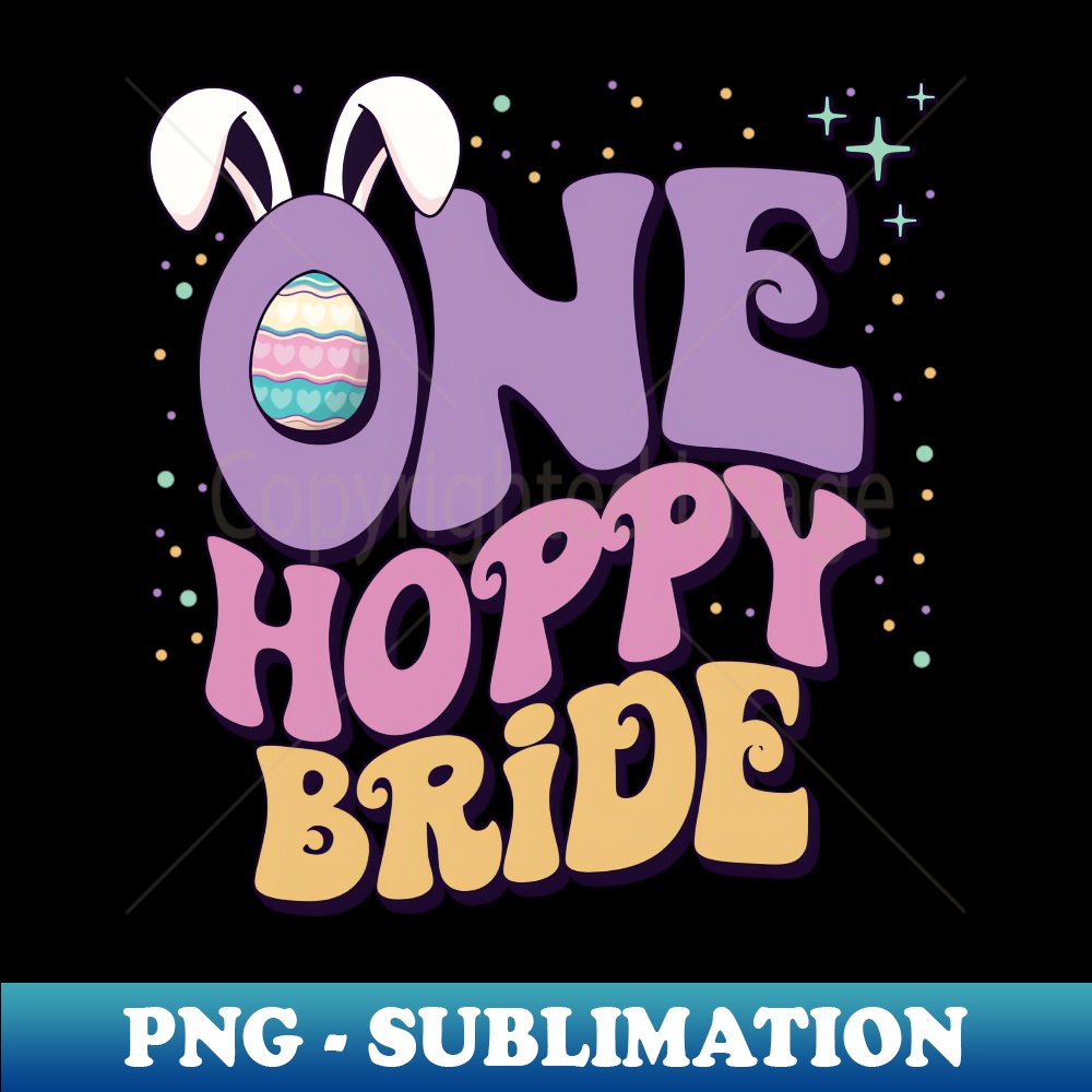 Retro One Hoppy Bride Easter Bunny - Signature Sublimation P - Inspire ...