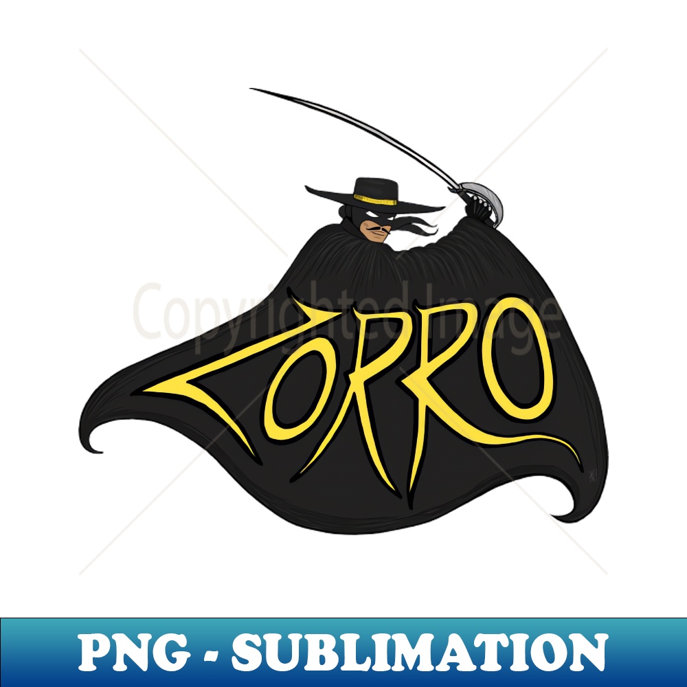 Zorro - PNG Transparent Sublimation File - Capture Imaginati | Inspire ...