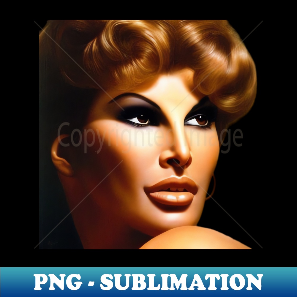 Raquel Welch design 2 - PNG Transparent Sublimation File - E - Inspire ...