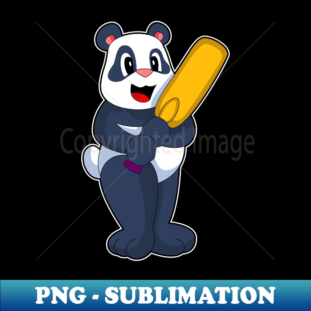 Panda Cricket Cricket bat - Special Edition Sublimation PNG | Inspire ...