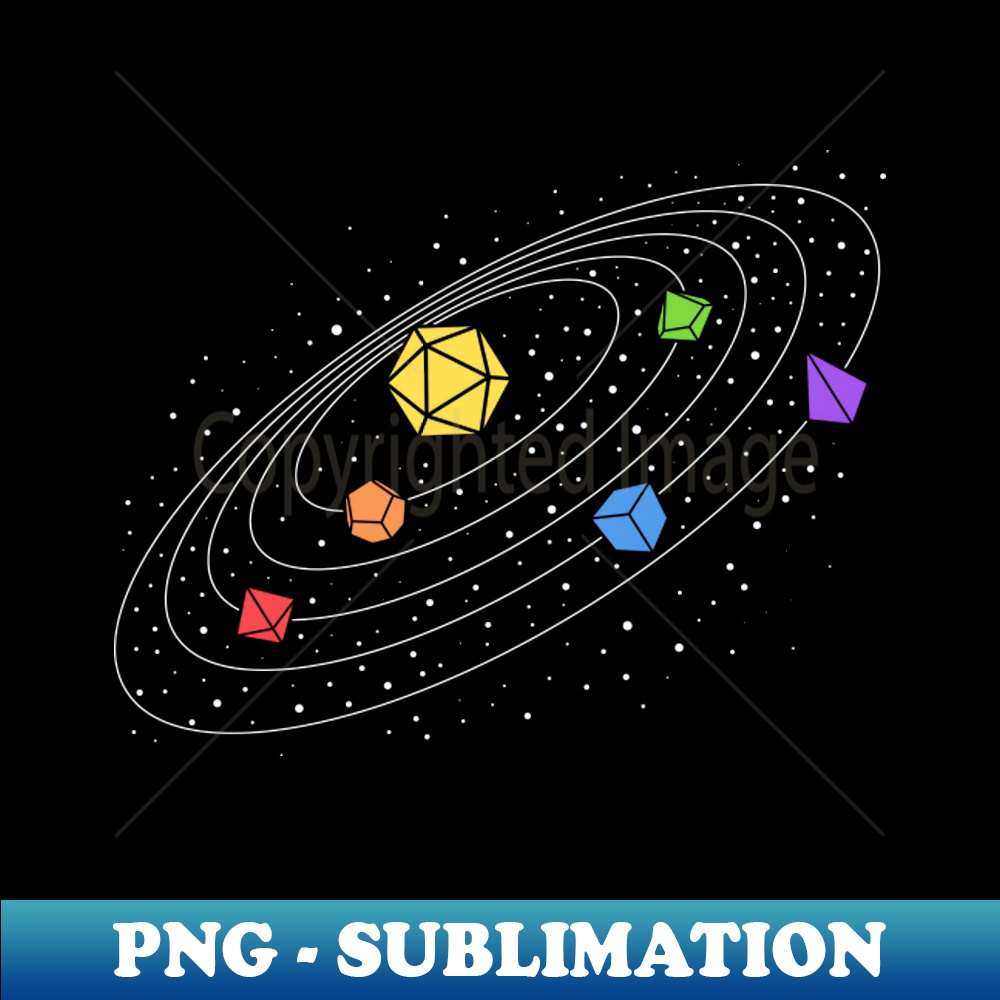 Solar System Dice Tabletop RPG - PNG Sublimation Digital Dow | Inspire ...
