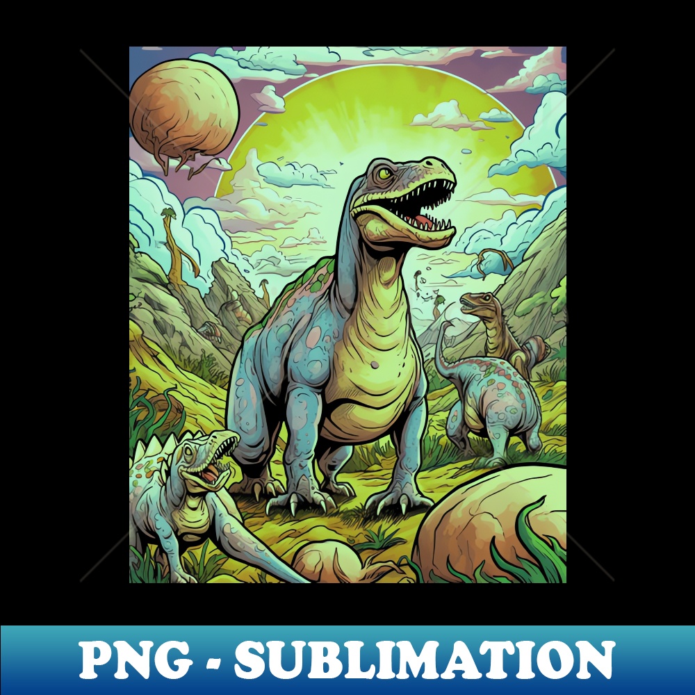 Dinosaur - Instant Sublimation Digital Download - Defying th - Inspire ...