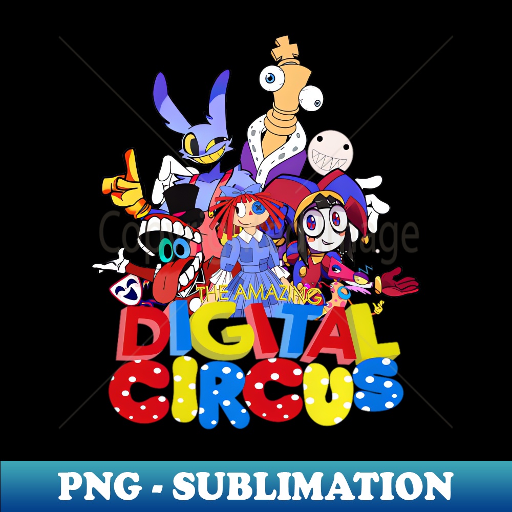 The Amazing Digital Circus - Vintage Sublimation PNG Downloa | Inspire ...