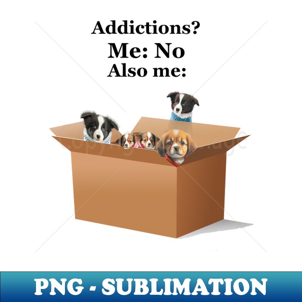 Puppy Addiction - Retro PNG Sublimation Digital Download - B | Inspire ...