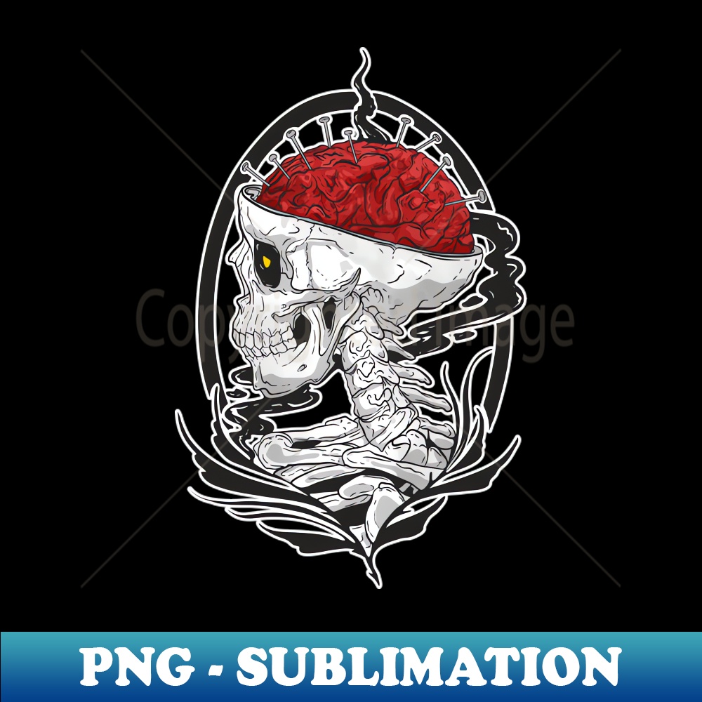 Skeleton Mind - Aesthetic Sublimation Digital File - Vibrant | Inspire ...