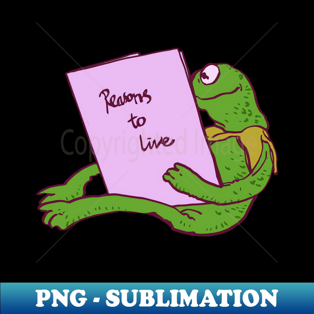 kermit the frog reading a book on reasons to live the muppe | Inspire ...