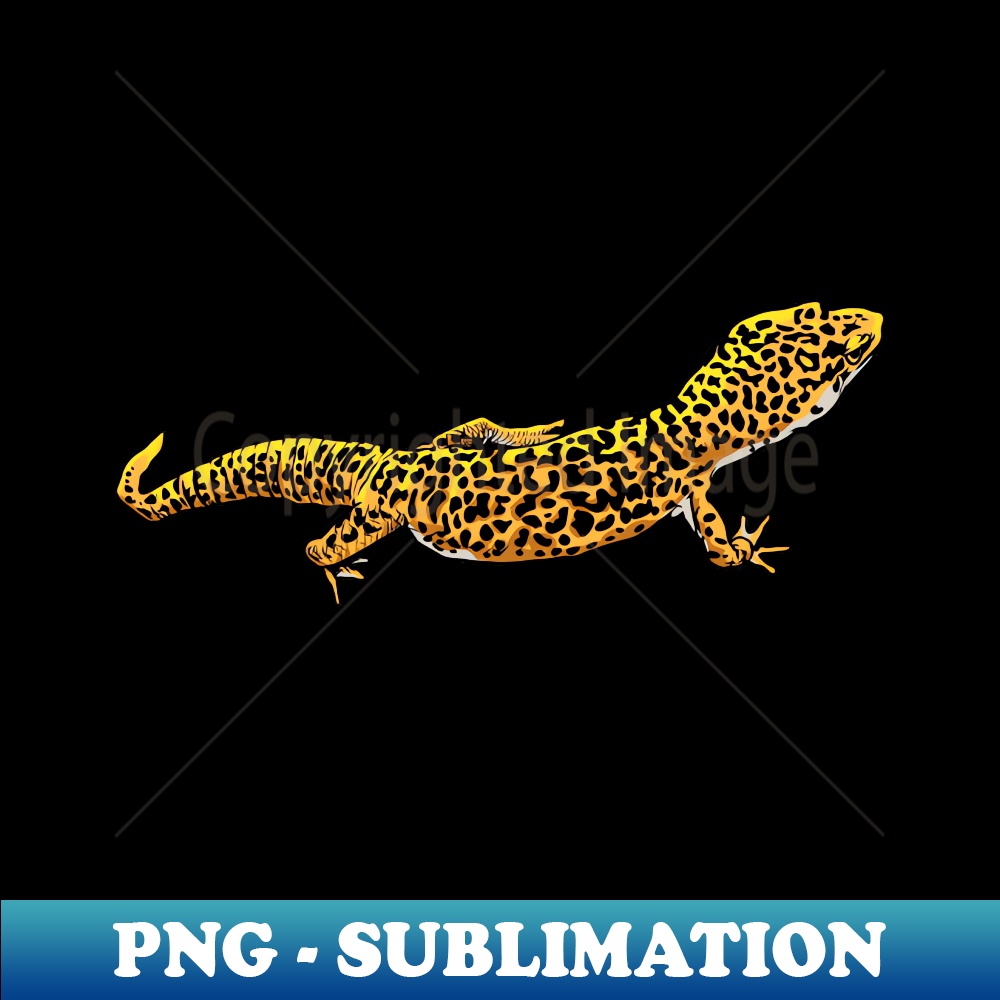 Drawing - Leopard Gecko - Elegant Sublimation PNG Download - | Inspire ...