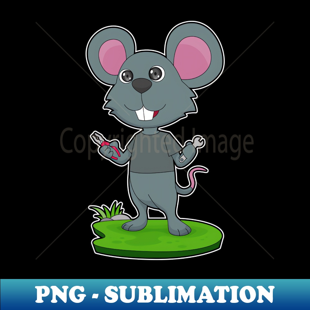 Mouse Craftsman Pliers Wrench - Exclusive PNG Sublimation Do | Inspire ...