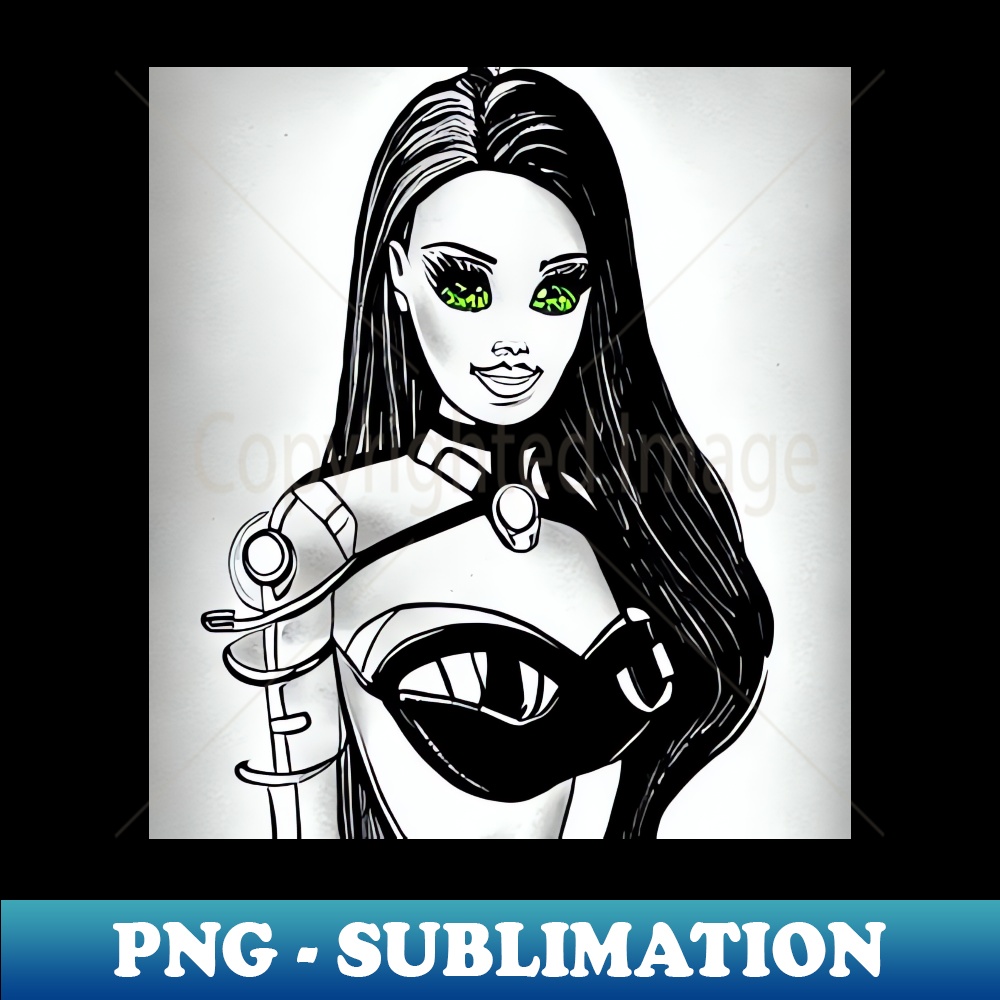 japanese cyborg doll - Premium Sublimation Digital Download | Inspire ...