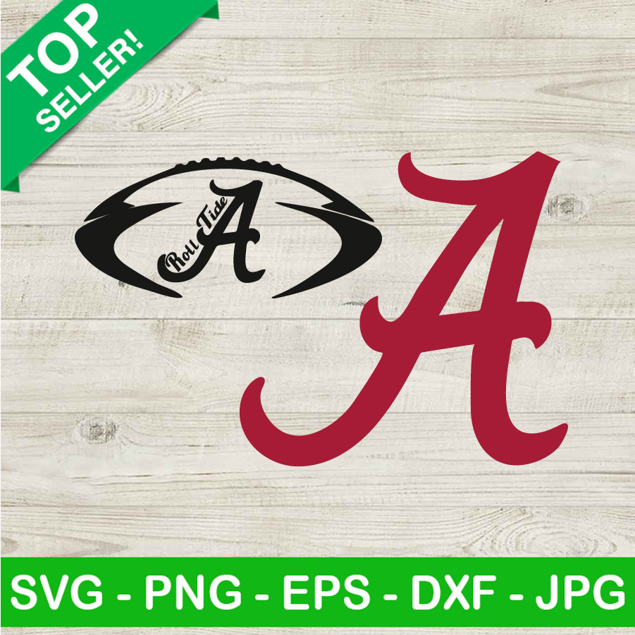 Alabama Football Logo SVG, Alabama Roll Tide SVG, Football L | Inspire ...