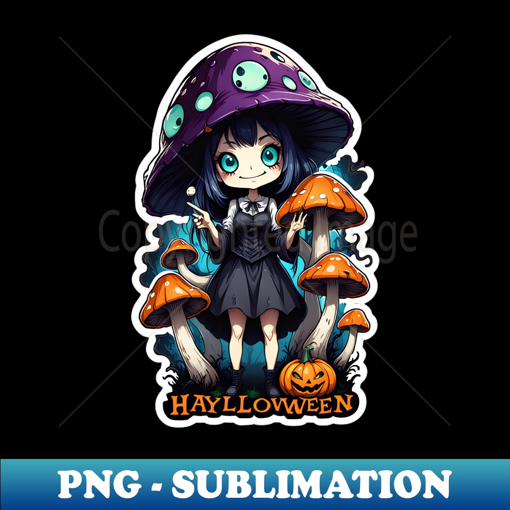 pepper girl wearing a mushroom hat 8 - Instant PNG Sublimati | Inspire ...