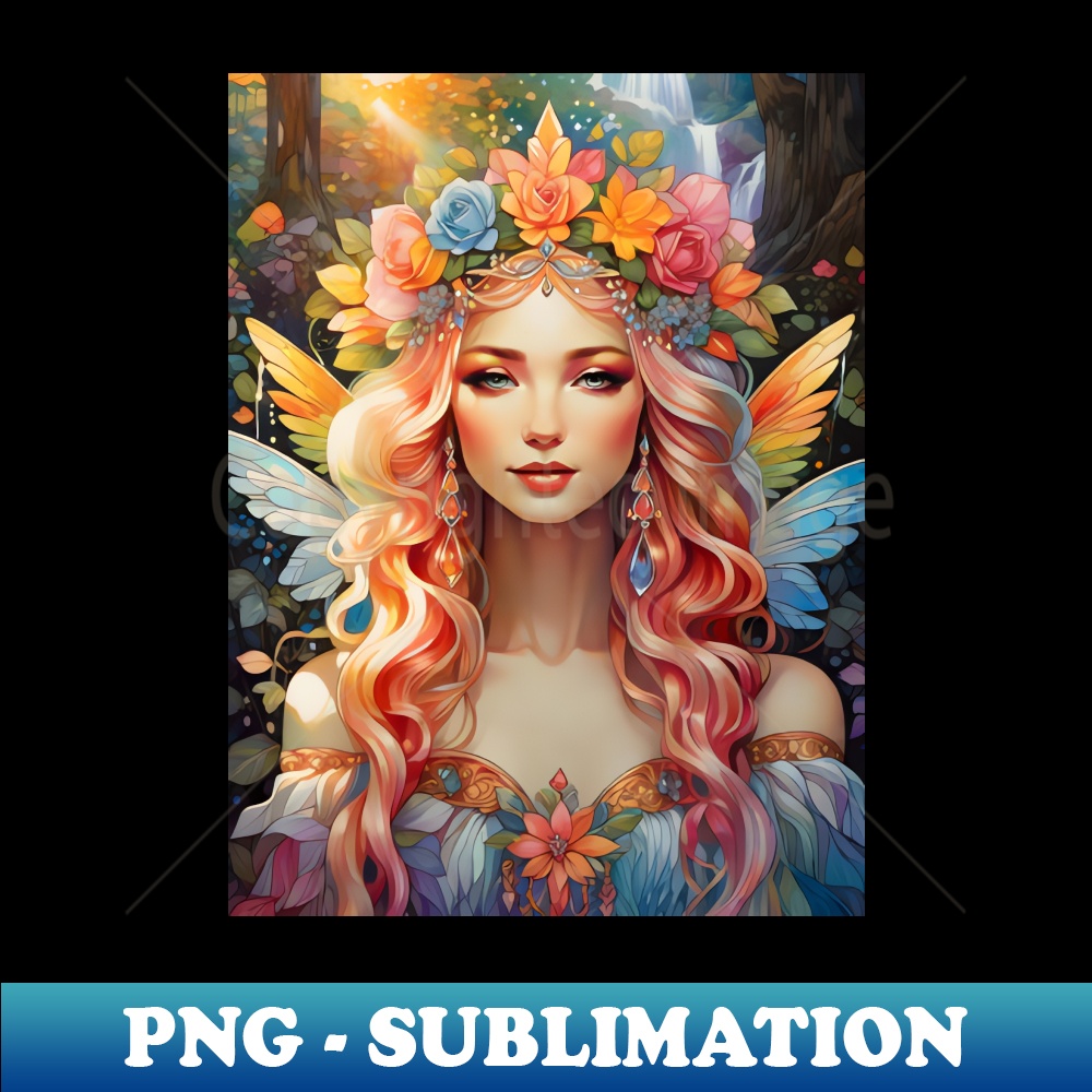 Princess flower - Digital Sublimation Download File - Bold & | Inspire ...