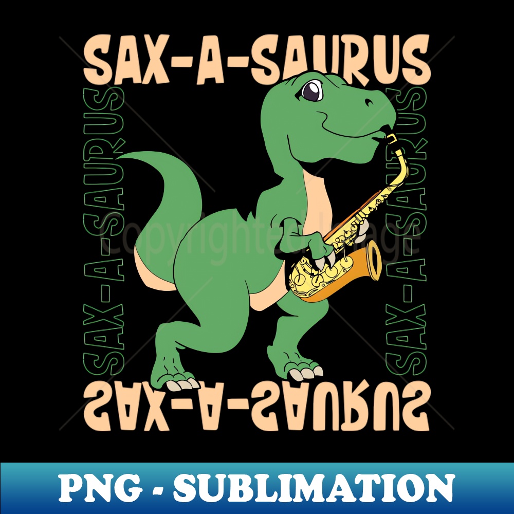 Sax-A-Saurus - TREX on the saxophone - PNG Transparent Digit | Inspire ...