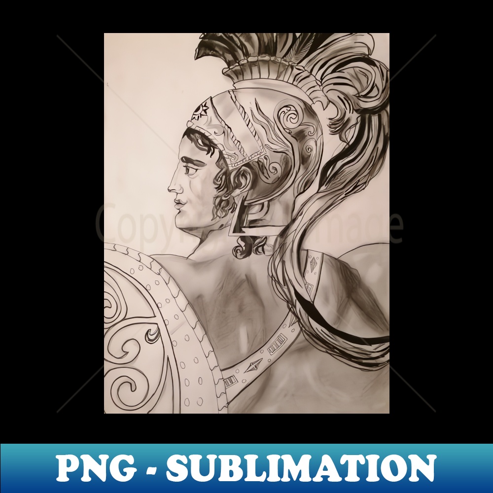 Graphic Black And White Art Painting Roman Empire Sentinel - | Inspire ...
