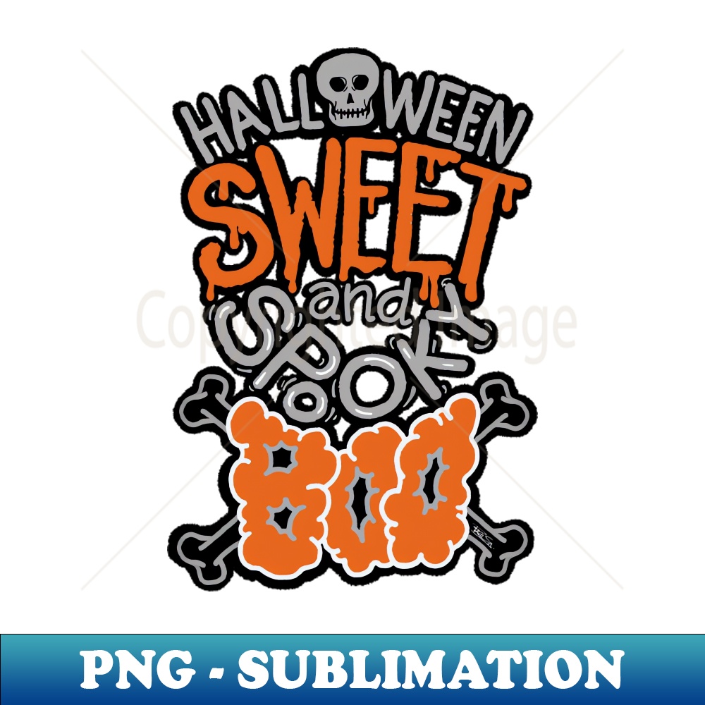 halloween Sweet and spooky Boo - PNG Transparent Sublimation | Inspire ...