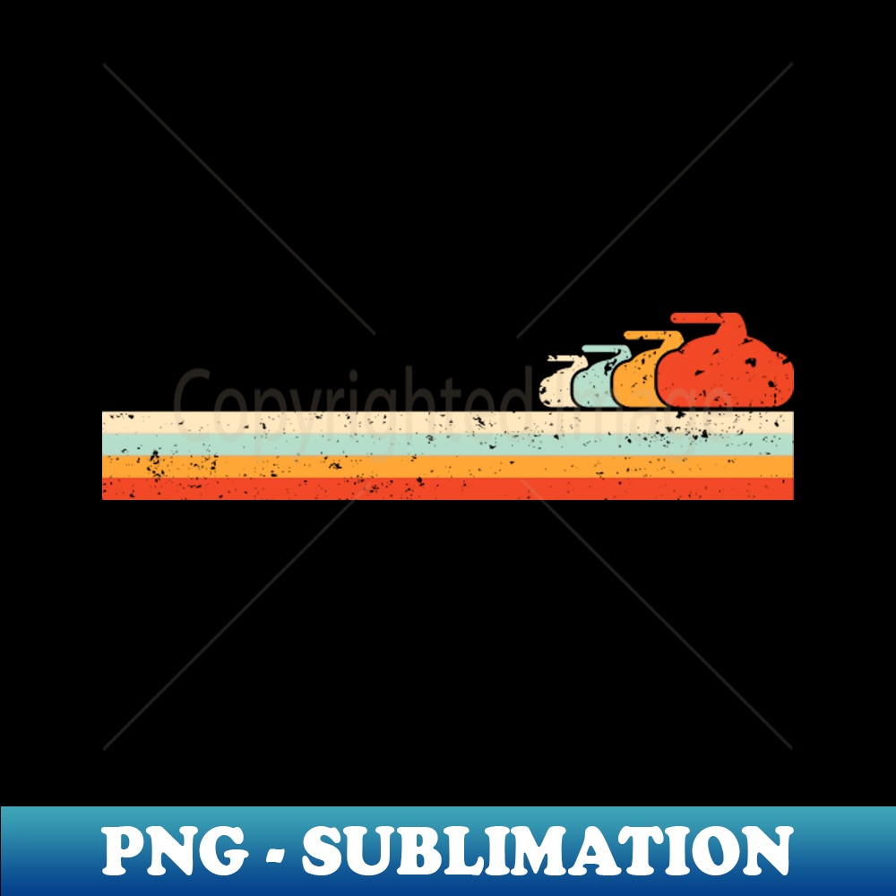 Retro Curling Vintage Curling Player - Exclusive Sublimation | Inspire ...