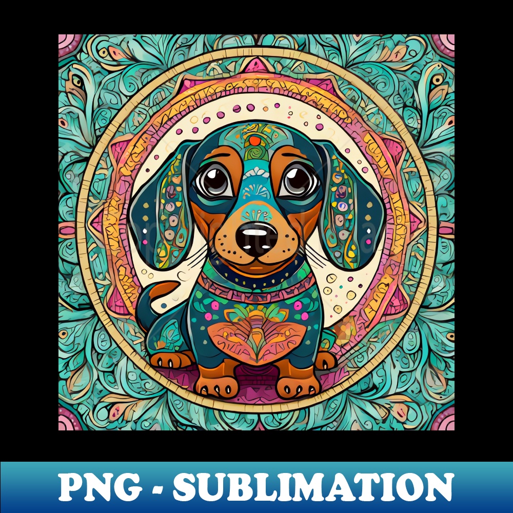 Mandala dachshund 5 - Signature Sublimation PNG File - Creat | Inspire ...