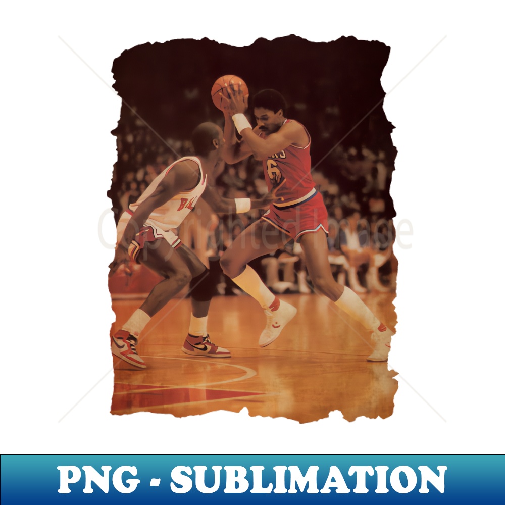 Young Michael Jordan vs Julius Erving Vintage - PNG Transpar | Inspire ...