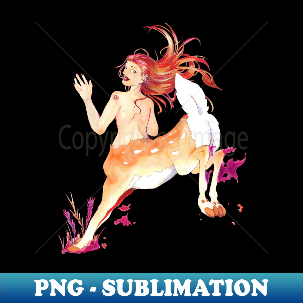 On the Move - Deer Centaur Lady - Fantasy Art - Instant Subl | Inspire ...