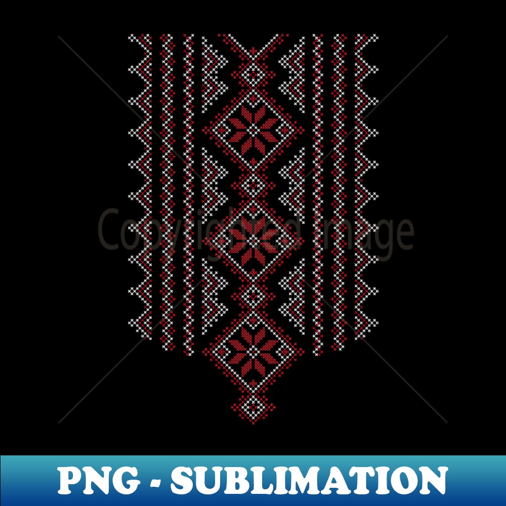 Palestinian Jordanian Realistic Embroidery Pattern 15 - Pale | Inspire ...
