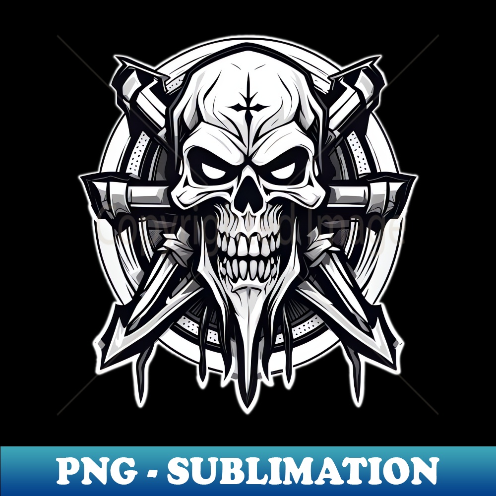SKULL-TATTOO - PNG Sublimation Digital Download - Transform | Inspire ...