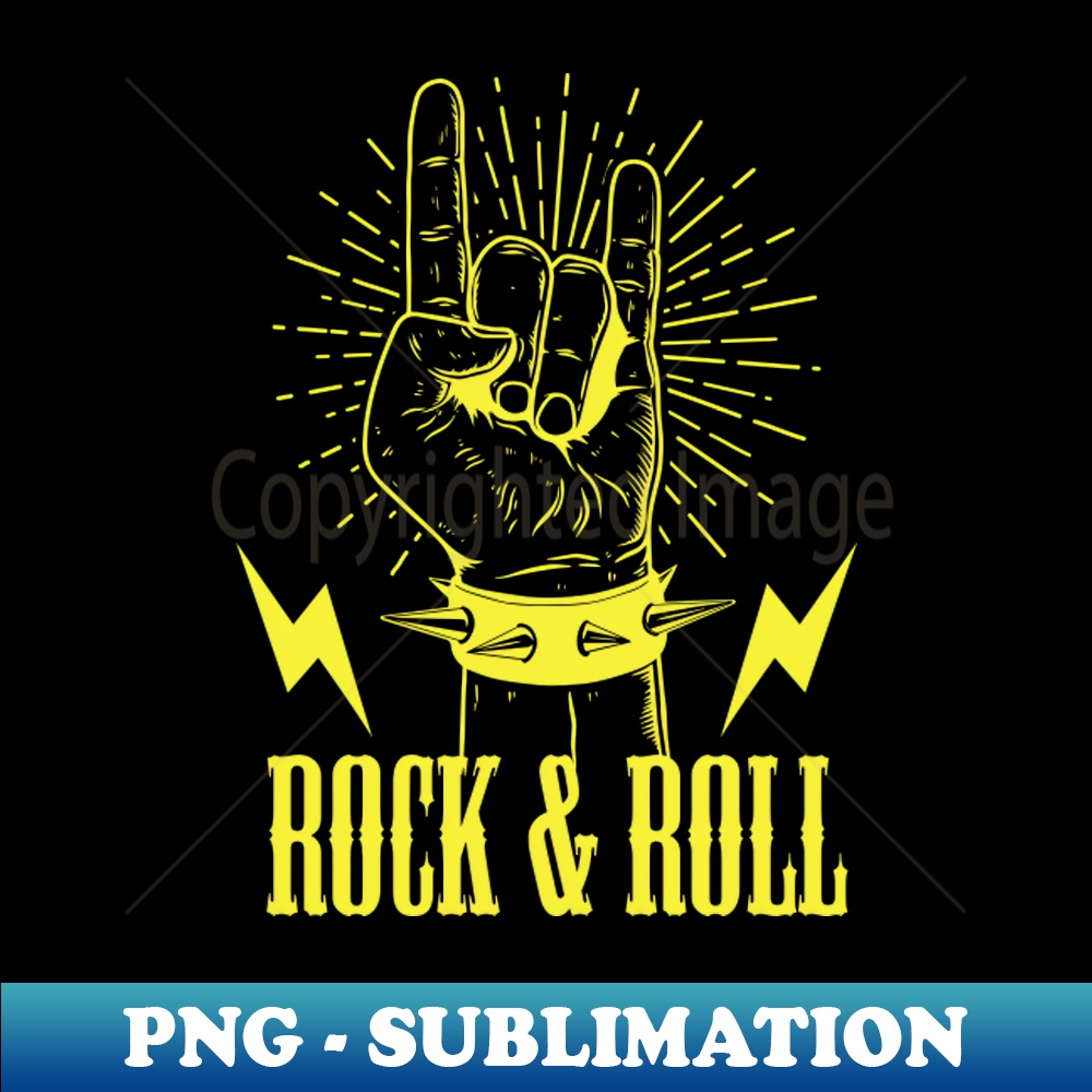 Rock And Roll - Modern Sublimation PNG File - Perfect for Pe | Inspire ...